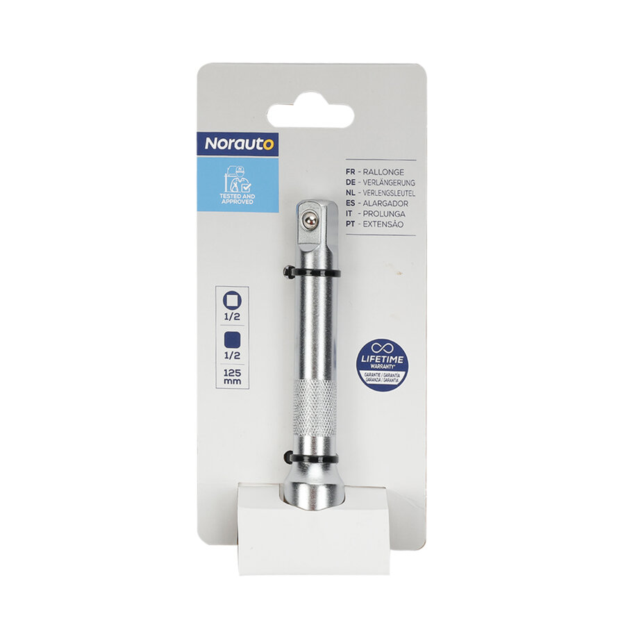 Extensão 125mm quadrada 1/2" NORAUTO - Norauto