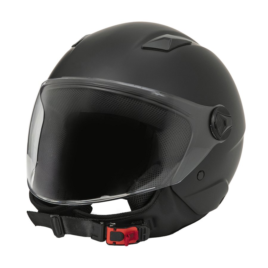 Capacete de moto jet FS755 WAYSCRAL preto tamanho M - Norauto