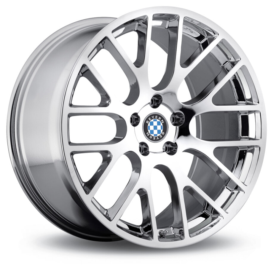 Jante de alumínio BEYERN SPARTAN 8.5x18 5x120 ET40 Visual cromado - Norauto