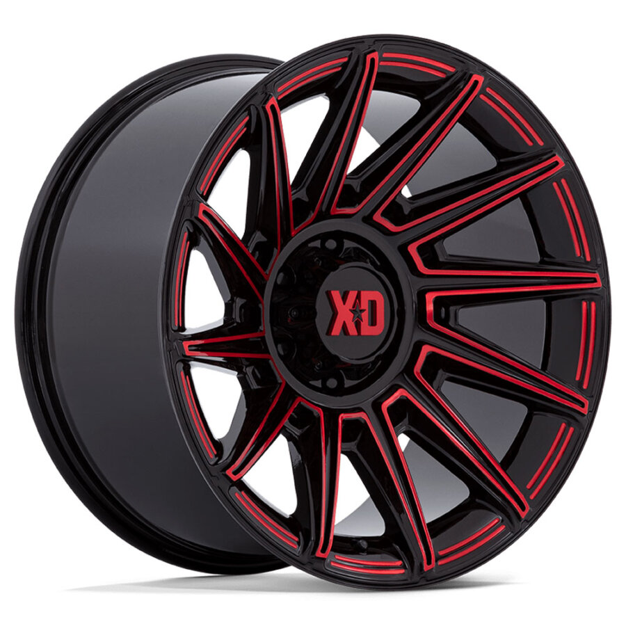Jante de alumínio SPECTER XD 10x20 6x139.7 ET-18 Preto brilhante ...
