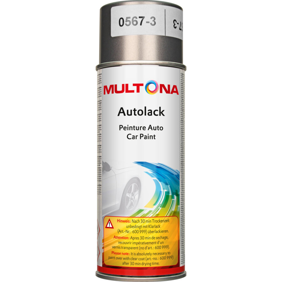 Spray Prateado Brilhante MULTONA 400 ml601222 - Norauto
