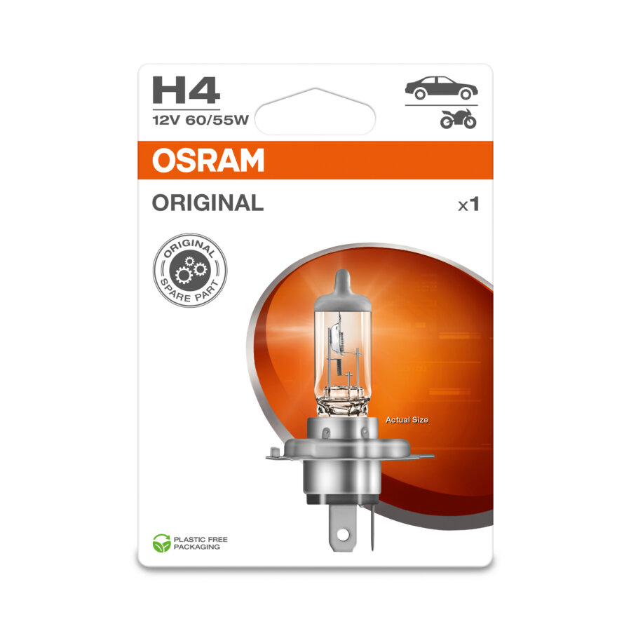 1 lâmpada H4 OSRAM ORIGINAL - Norauto