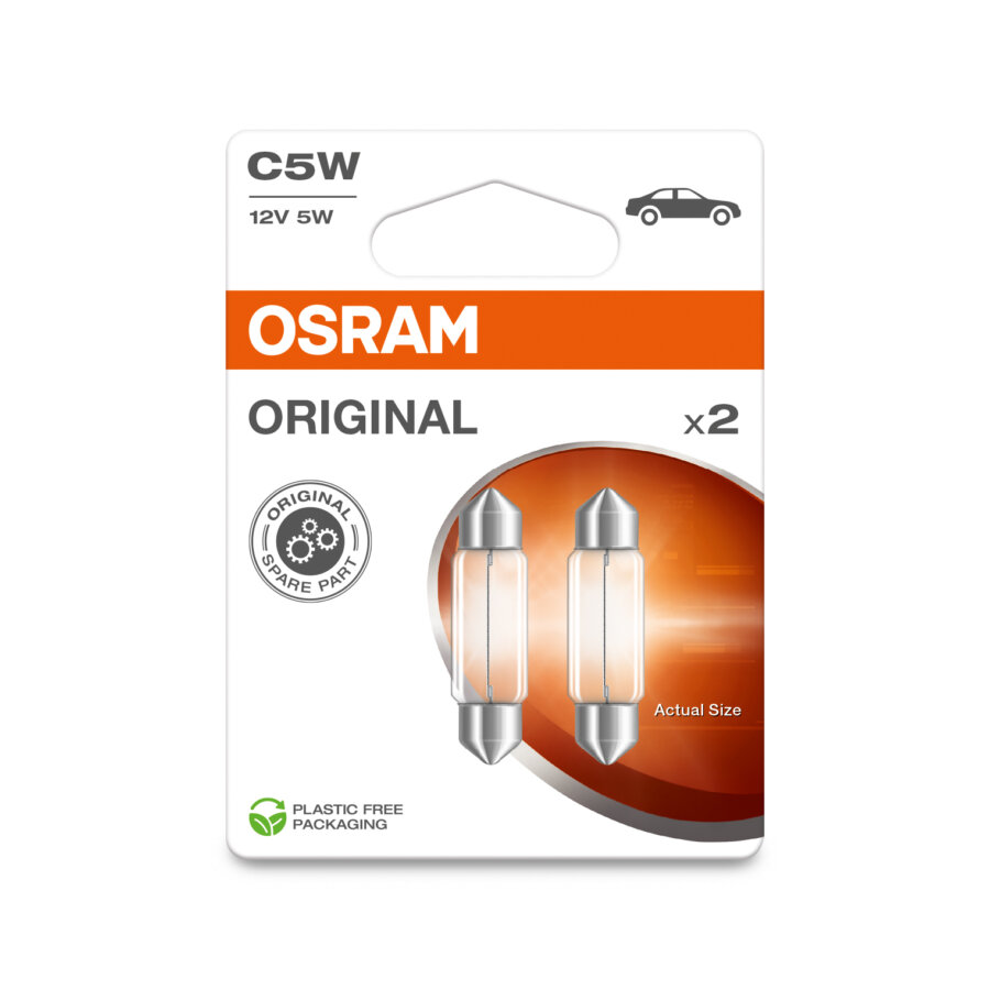 2 lâmpadas C5W 12V OSRAM ORIGINAL - Norauto