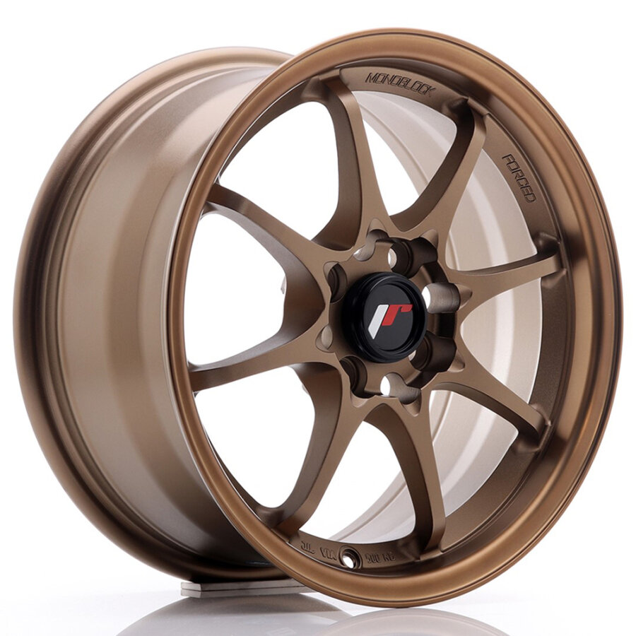 Jante de alumínio JAPAN RACING JR5 8x18 5x100 ET35 Bronze anodizado ...
