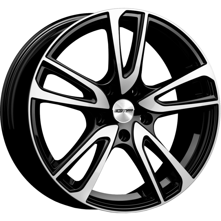 Jante de alumínio GMP ASTRAL 6.5x16 4x100 ET35 Frente polida preta ...