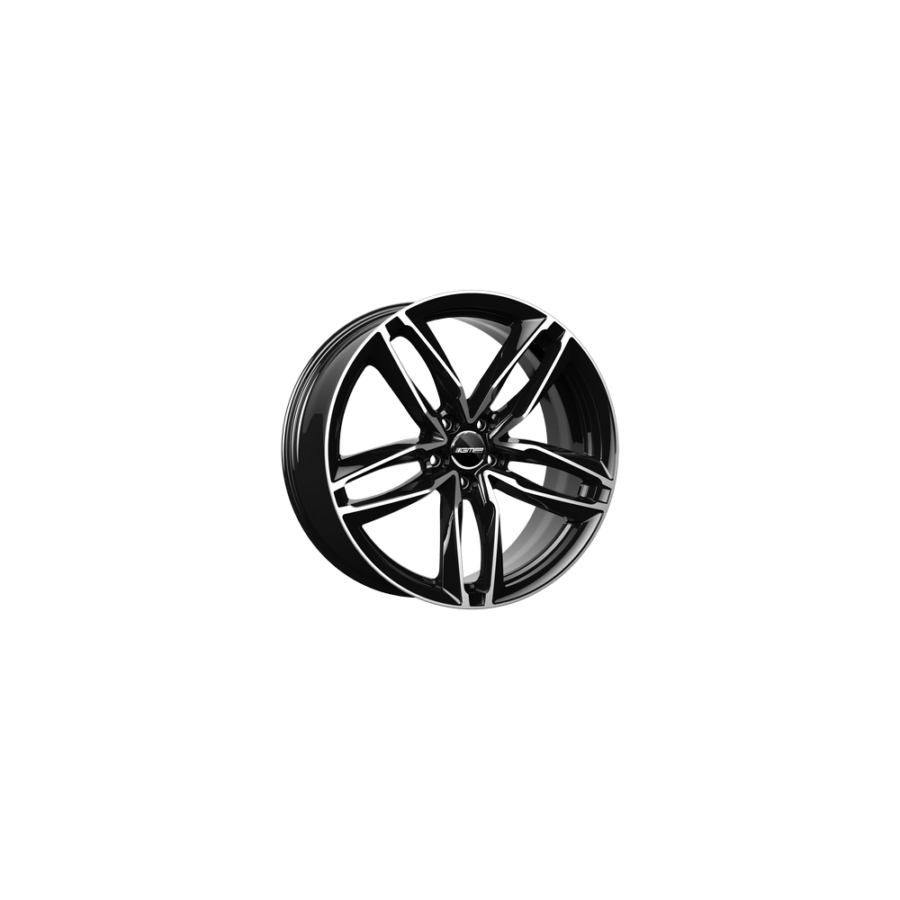 Jante de alumínio GMP ATOM 9x20 5x112 ET45 Frente polida preta - Norauto