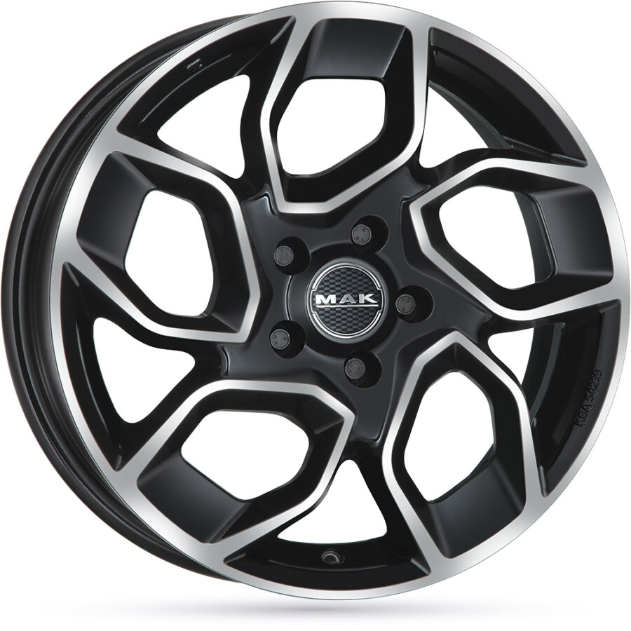 Jante de alumínio MAK EXPRESS 6.5x16 5x118 ET65 Preto brilhante - Norauto