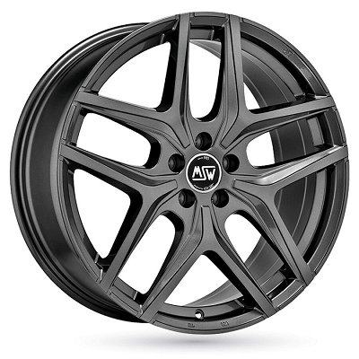 Jante de alumínio MSW MSW 40 8x19 5x108 ET40 Cinzento brilhante - Norauto