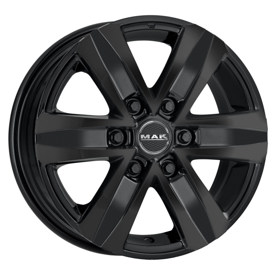 Jante de alumínio MAK STONE6 T 8x18 6x130 ET53 Preto brilhante - Norauto