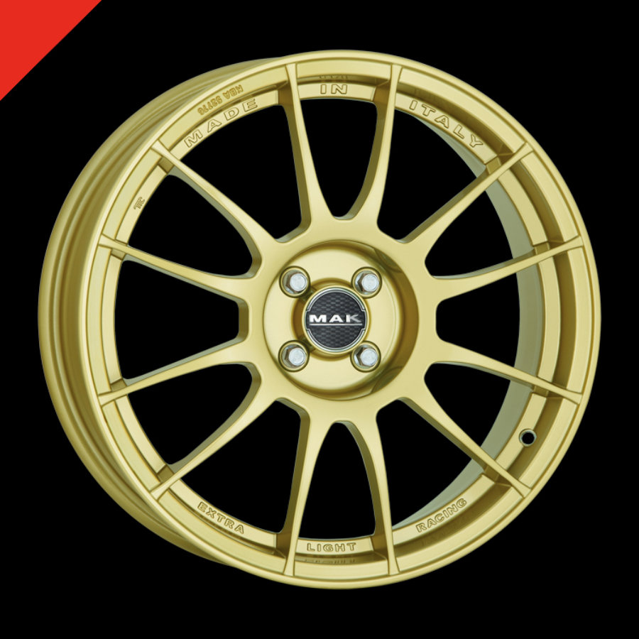 Jante de alumínio MAK XLR 7x18 4x98 ET35 Dourado - Norauto